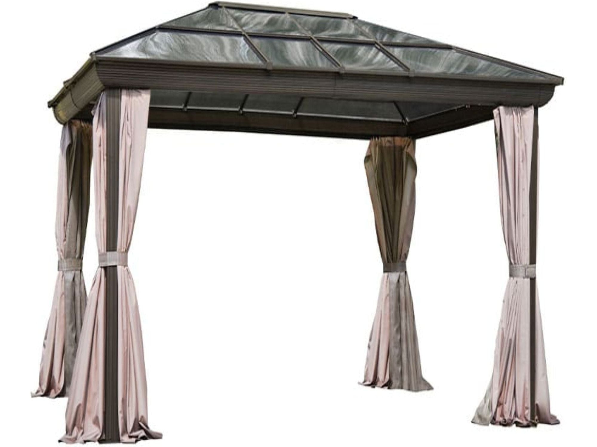Venus Gazebo 12 Ft. x 14 Ft. in Brown